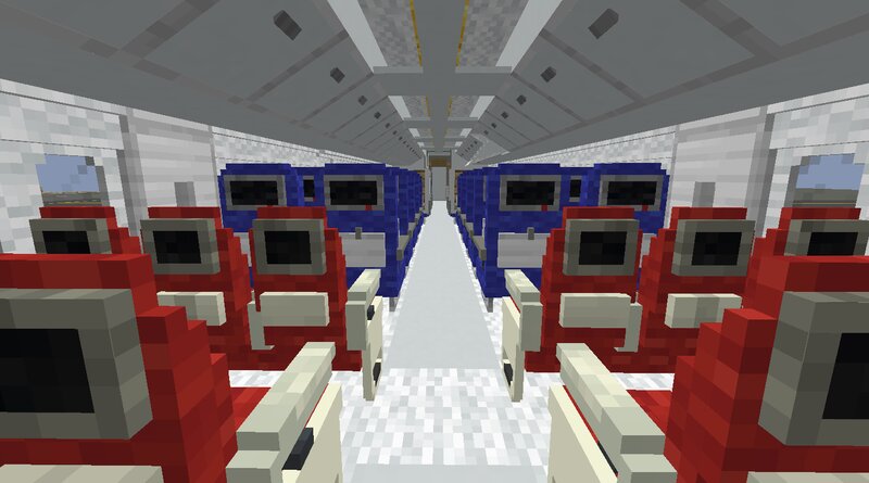 Boeing 707 (little tiles) Minecraft Map