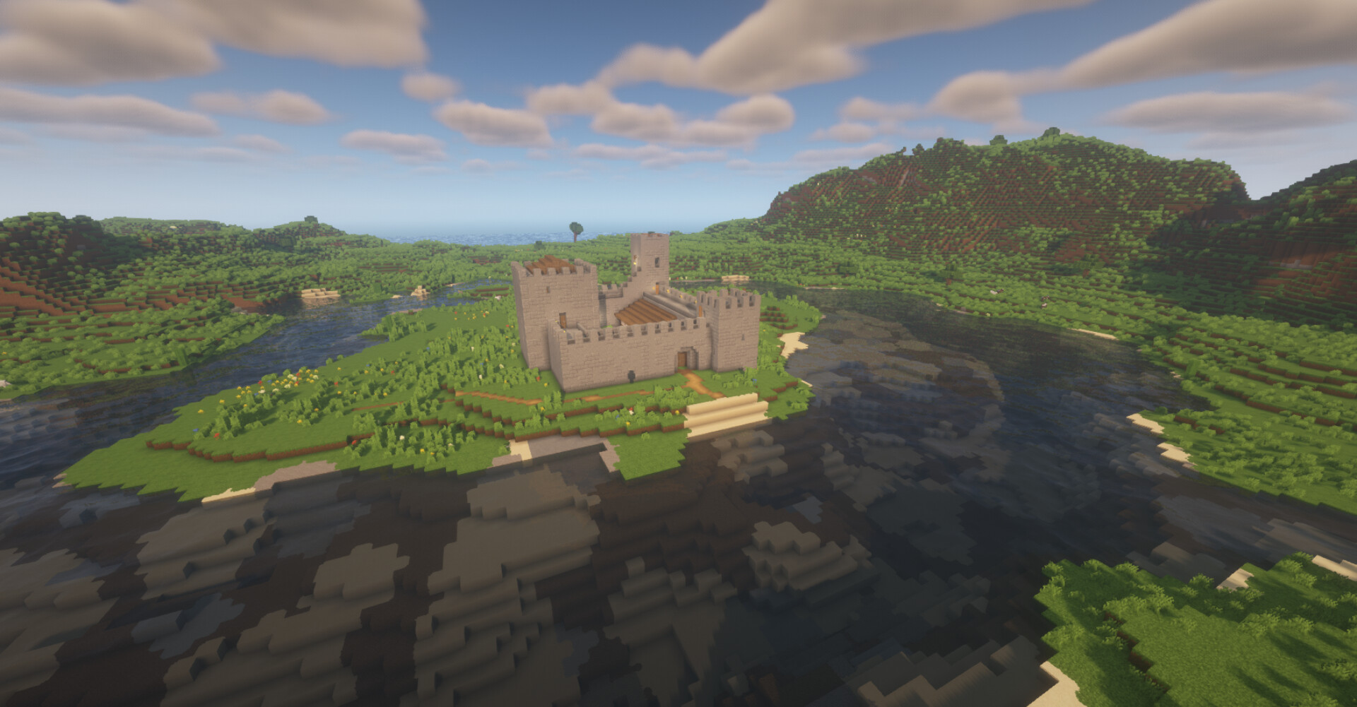 Villager Size Compact Castle Minecraft Map
