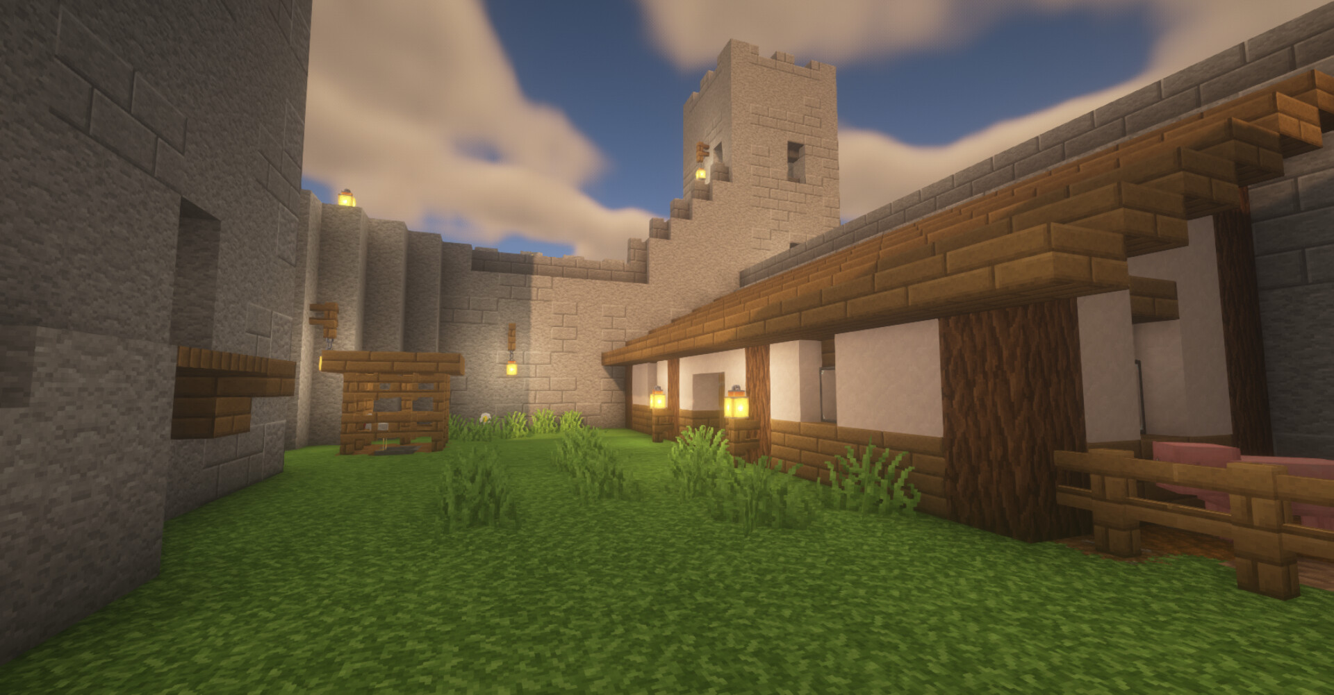 Villager Size Compact Castle Minecraft Map