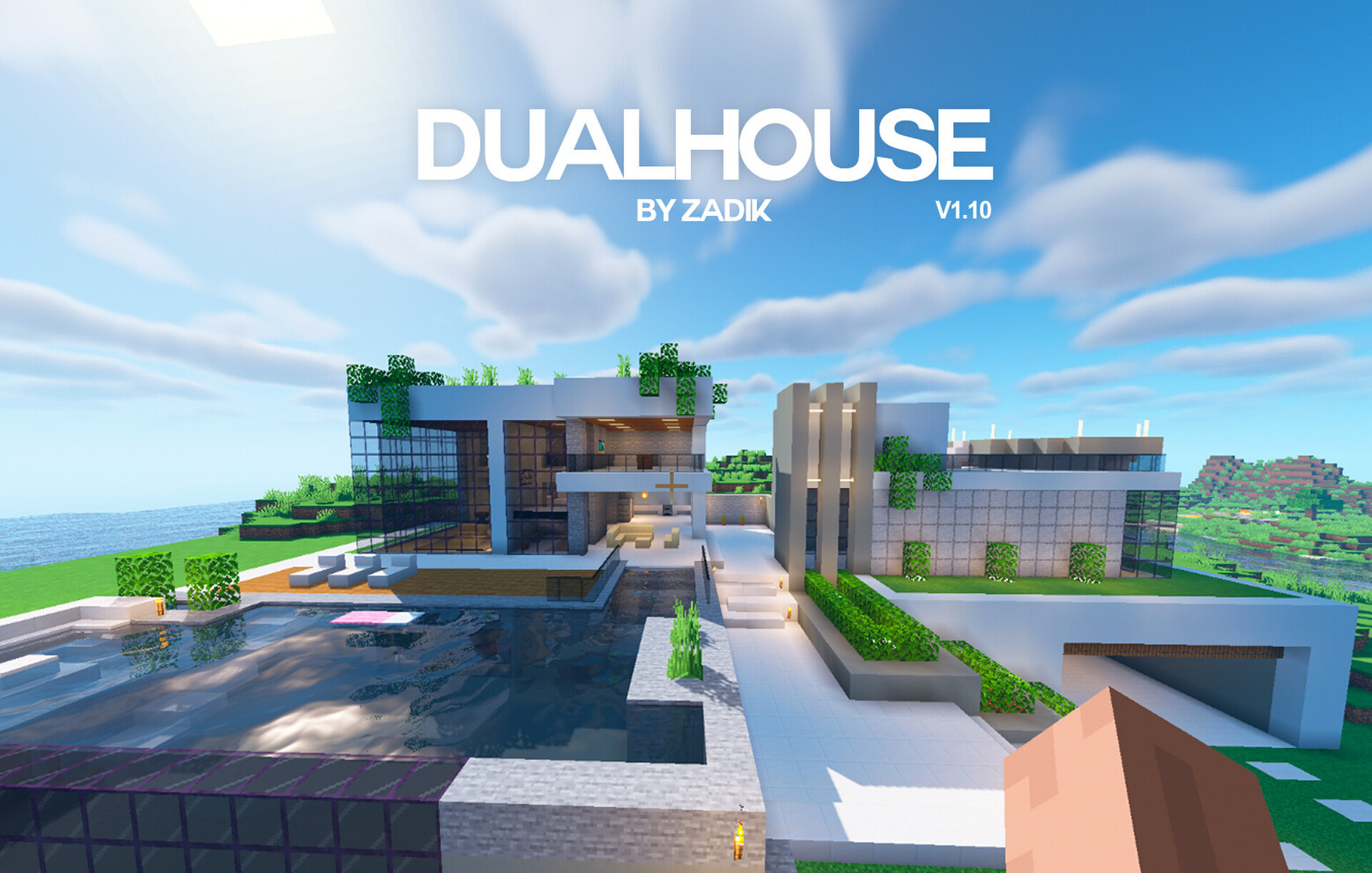 DualHouse - Luxury Mansion v1.10 [Free Download] Minecraft Map