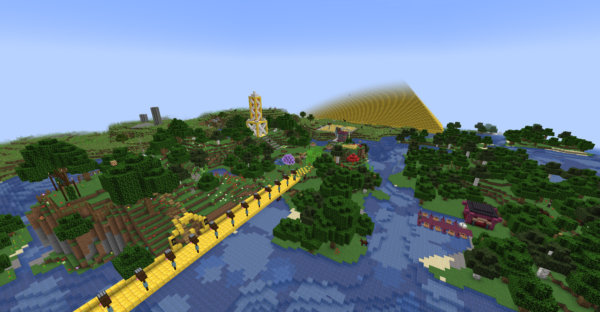 golden cities Minecraft Map
