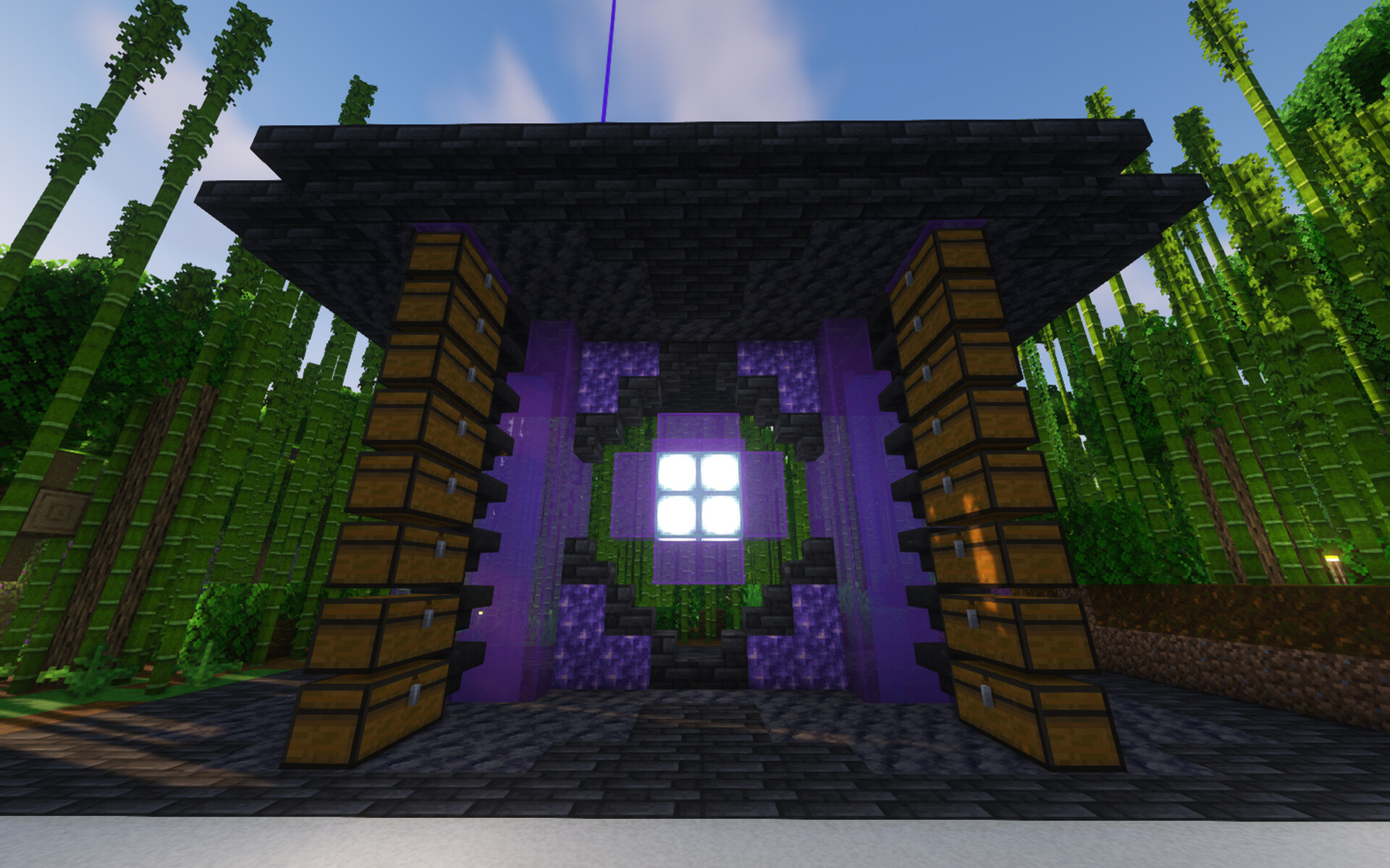 My Cave Base + topside view with volcano Minecraft Map