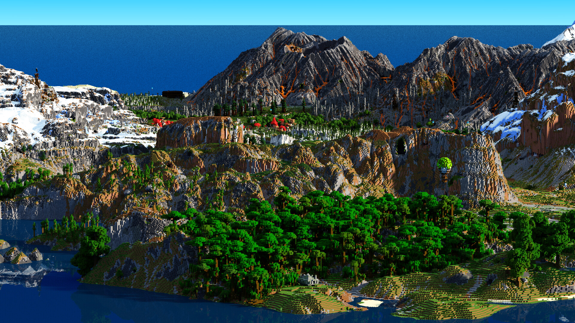 [Sorypso] Volcano-splitted Island [ 3k, 1.19+, Minecraft Survival World, Download, Java Map ...