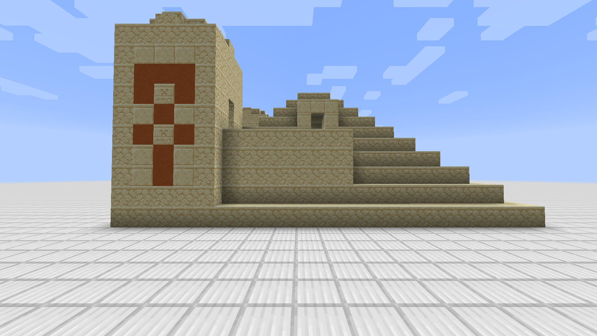 Desert temple Minecraft Map