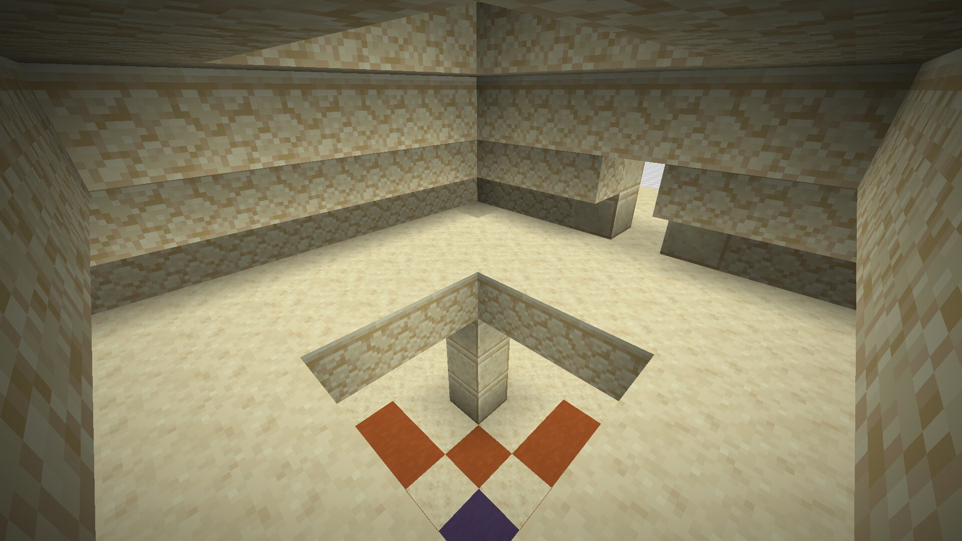 Desert temple Minecraft Map