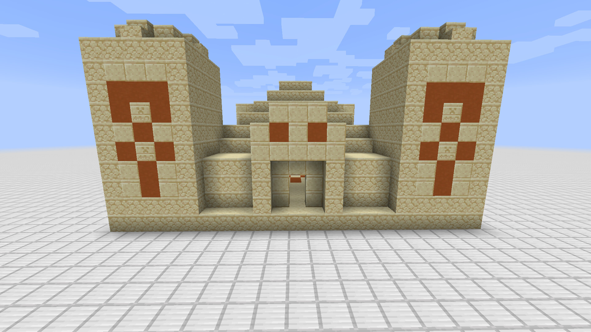 Desert temple Minecraft Map
