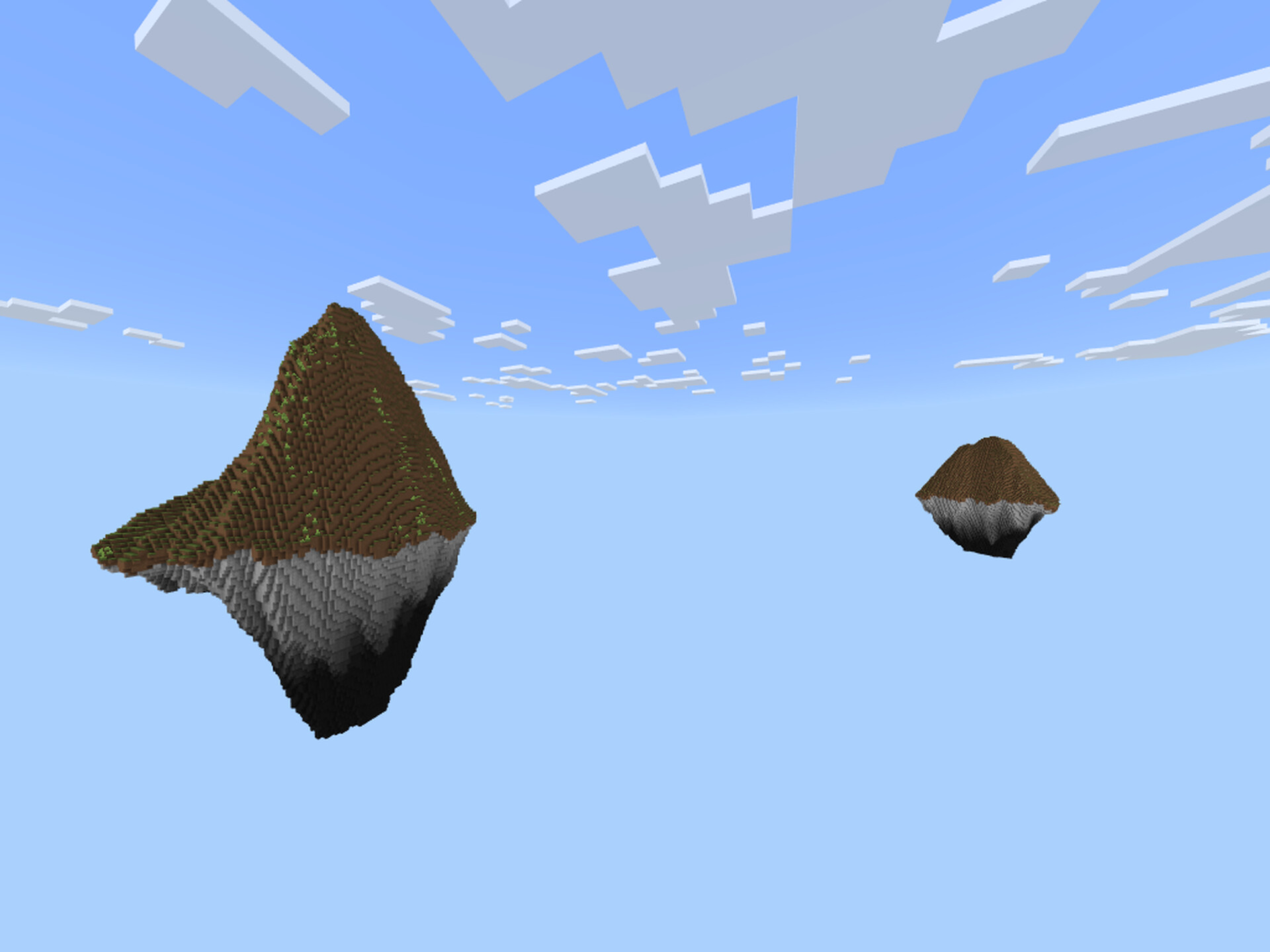 2 Floating Islands Minecraft Map