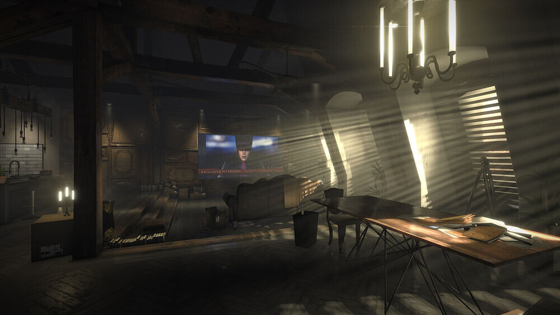 Deus Ex: Mankind Divided | Adam Jensen's apartaments in Prague ...