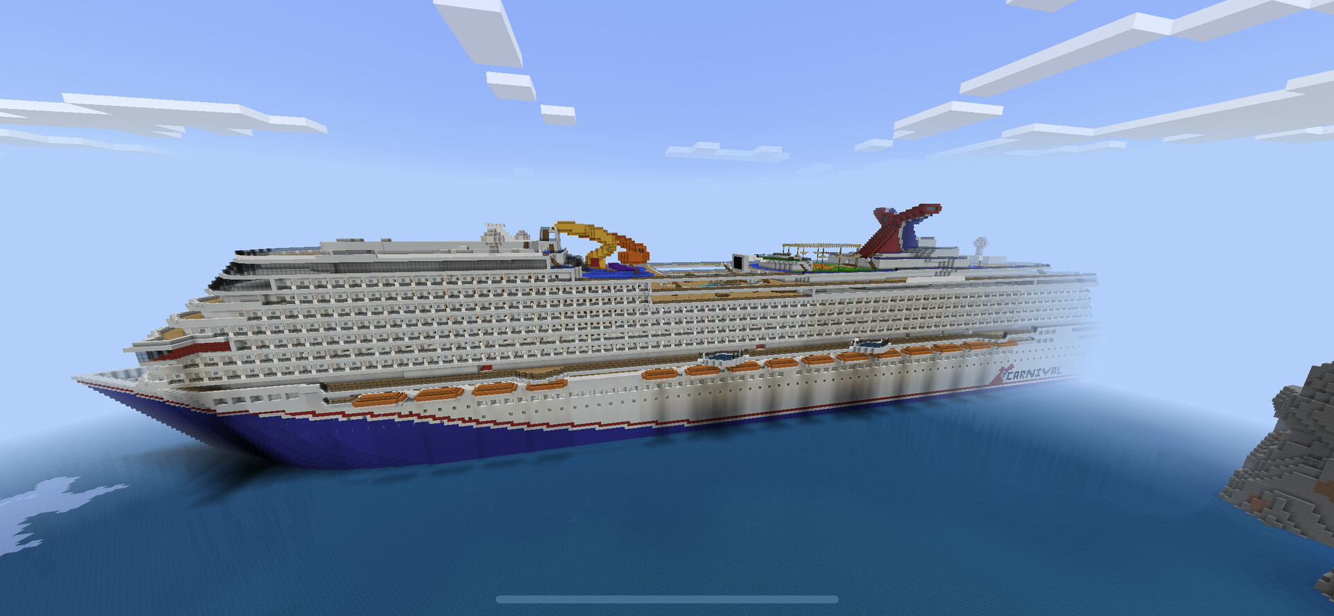 Carnival Magic Cruise Ship! Full size with Interior Minecraft Map