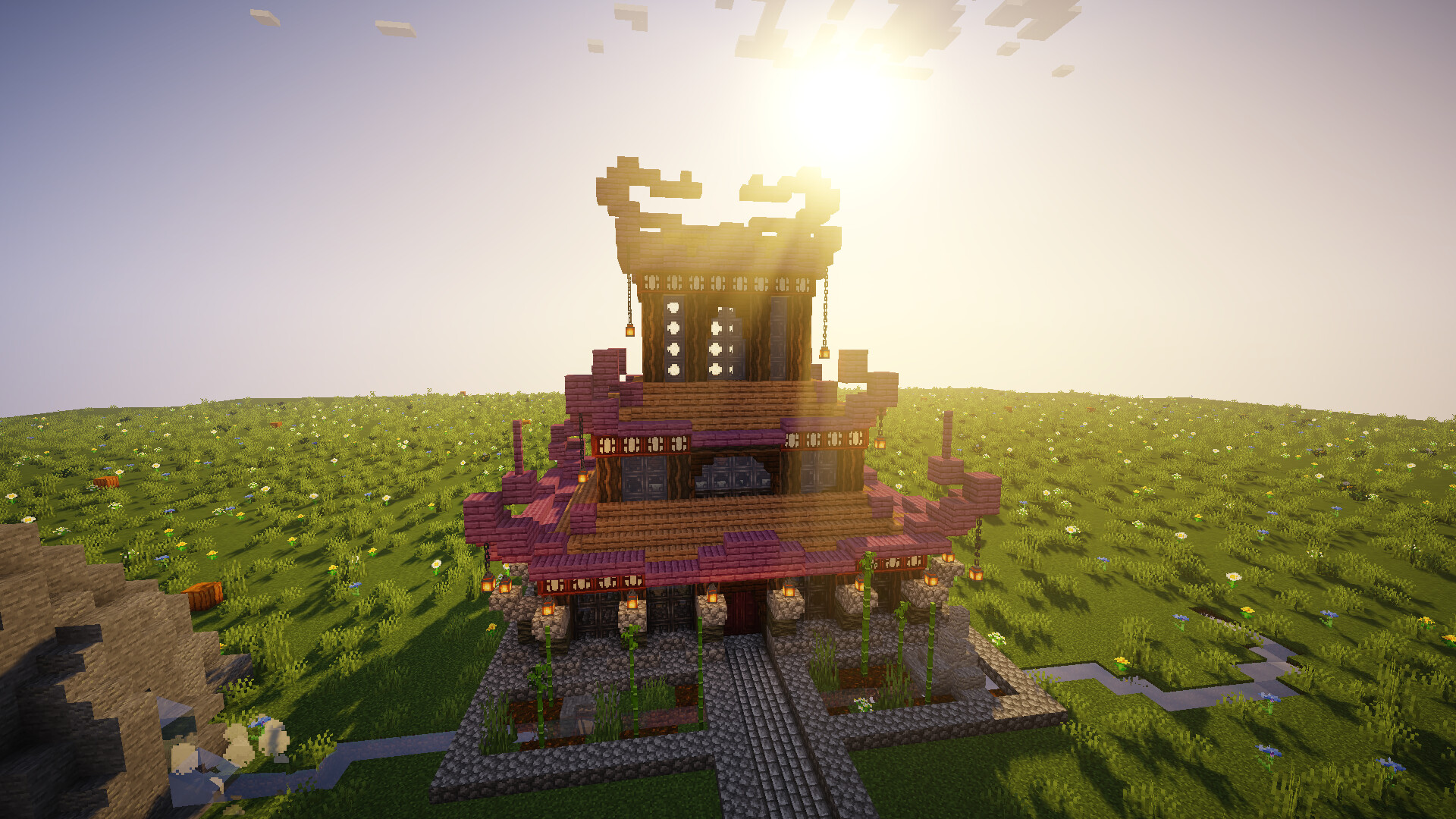 Fantasy Asian Build [Modded] Minecraft Map