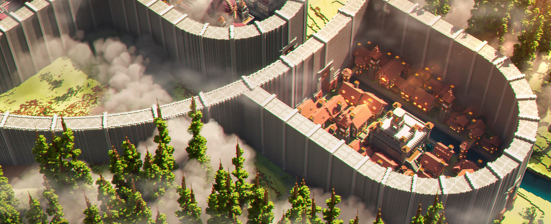 Attack On Titan IN MINECRAFT! Minecraft Map