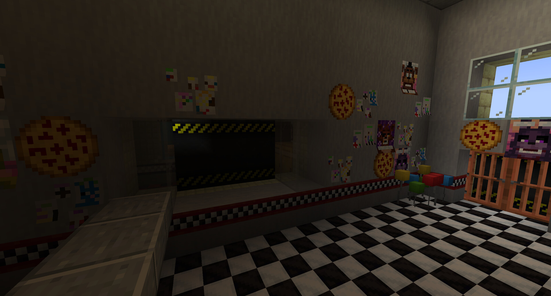 Custom Five Nights at Freddys MINECRAFT Map Minecraft Map