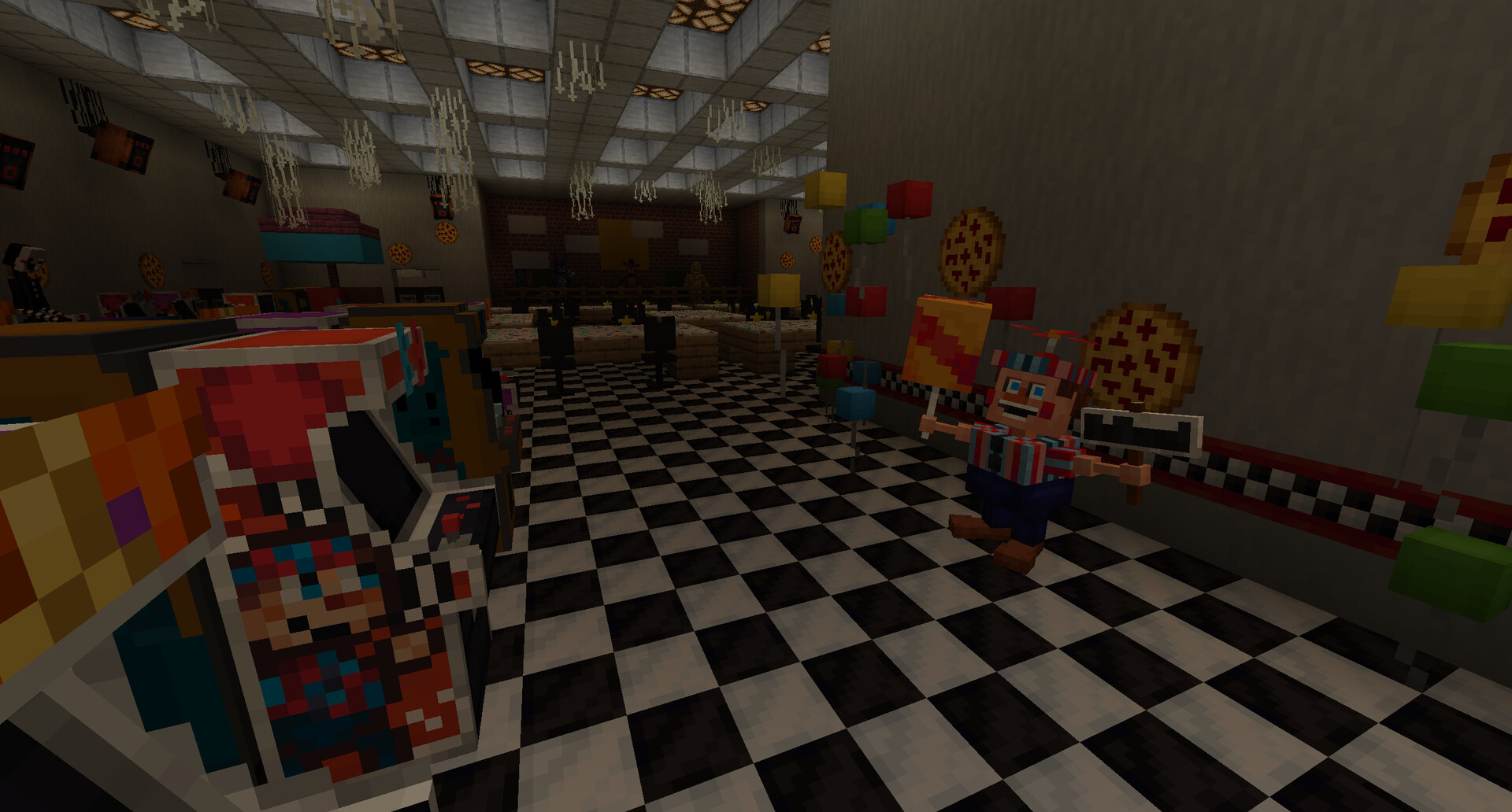 Custom Five Nights at Freddys MINECRAFT Map Minecraft Map