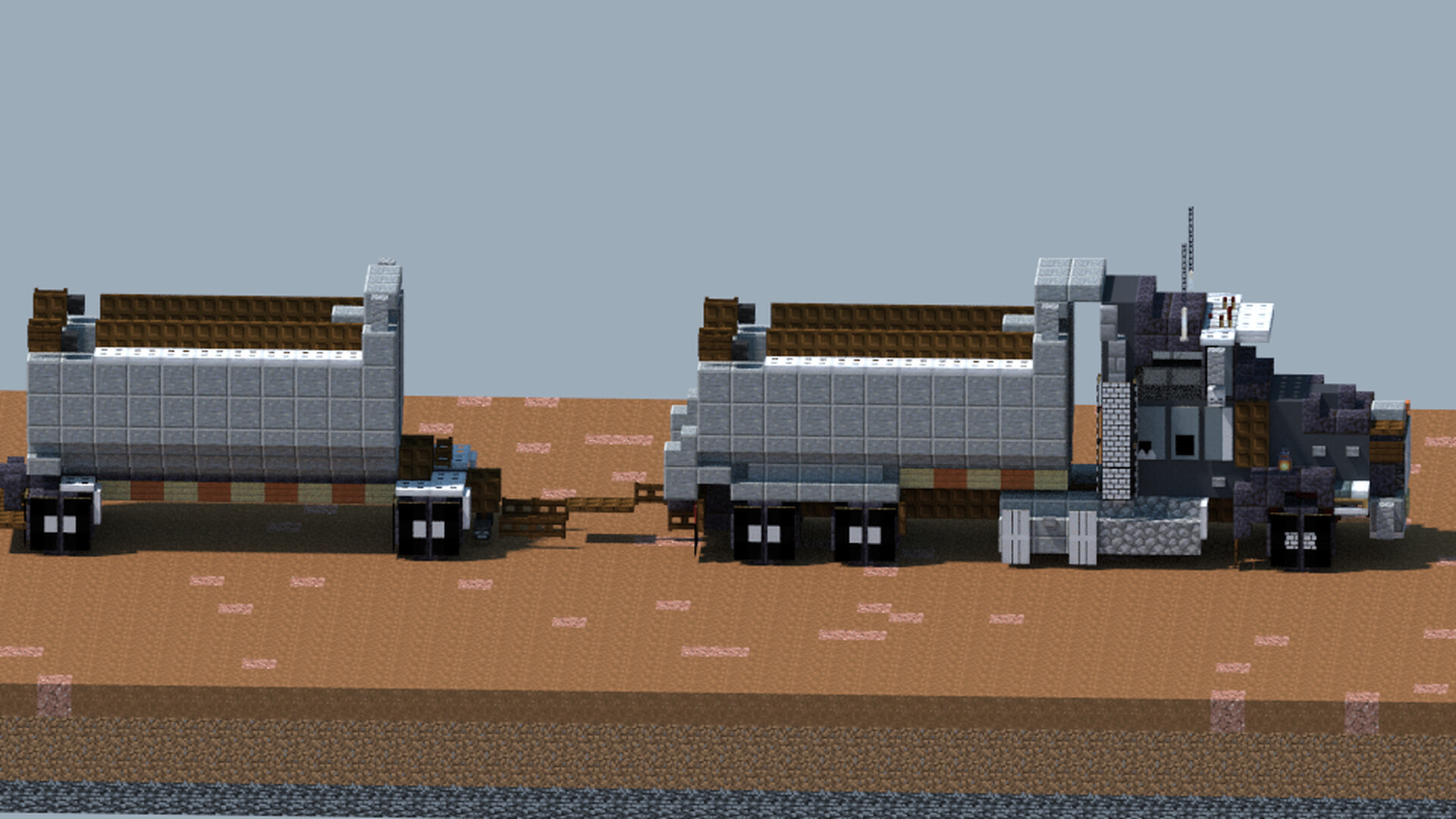 Kenworth T800, Transfer Dump truck [With Download] Minecraft Map