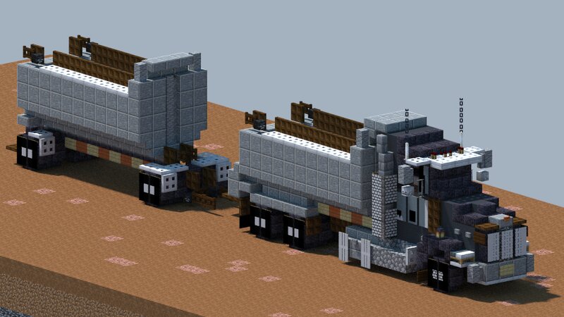 Kenworth T800, Transfer Dump truck [With Download] Minecraft Map