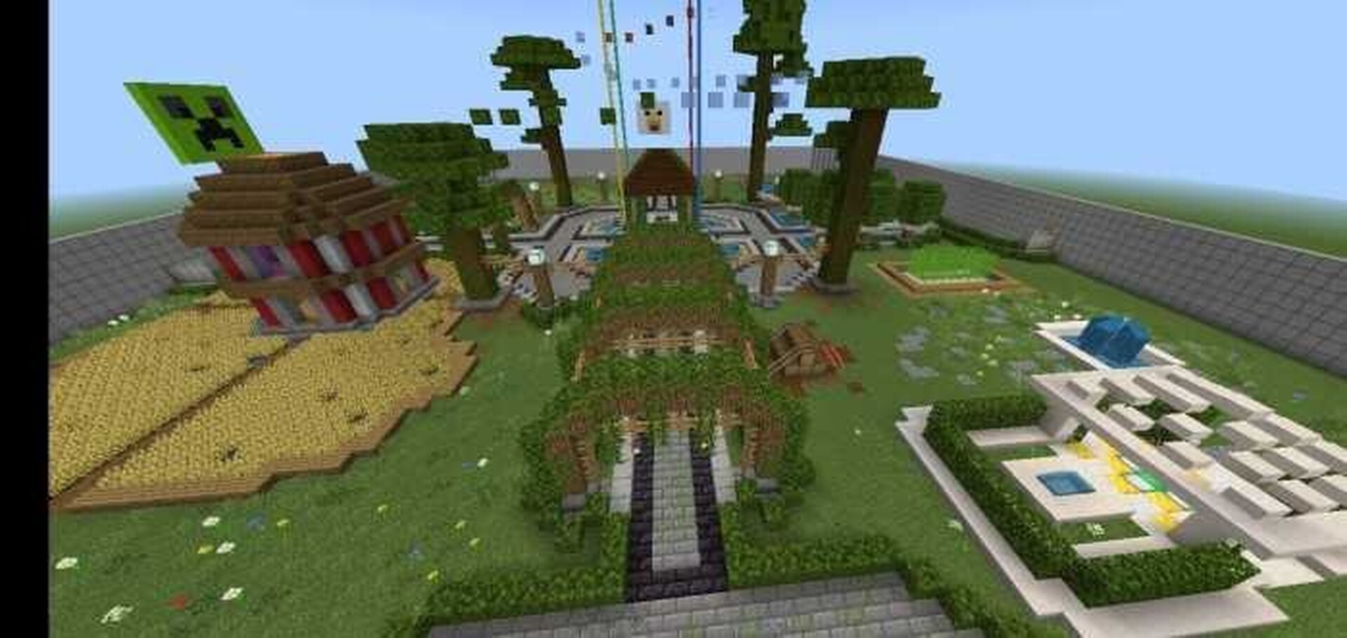 Jungle theme lobby Minecraft Map