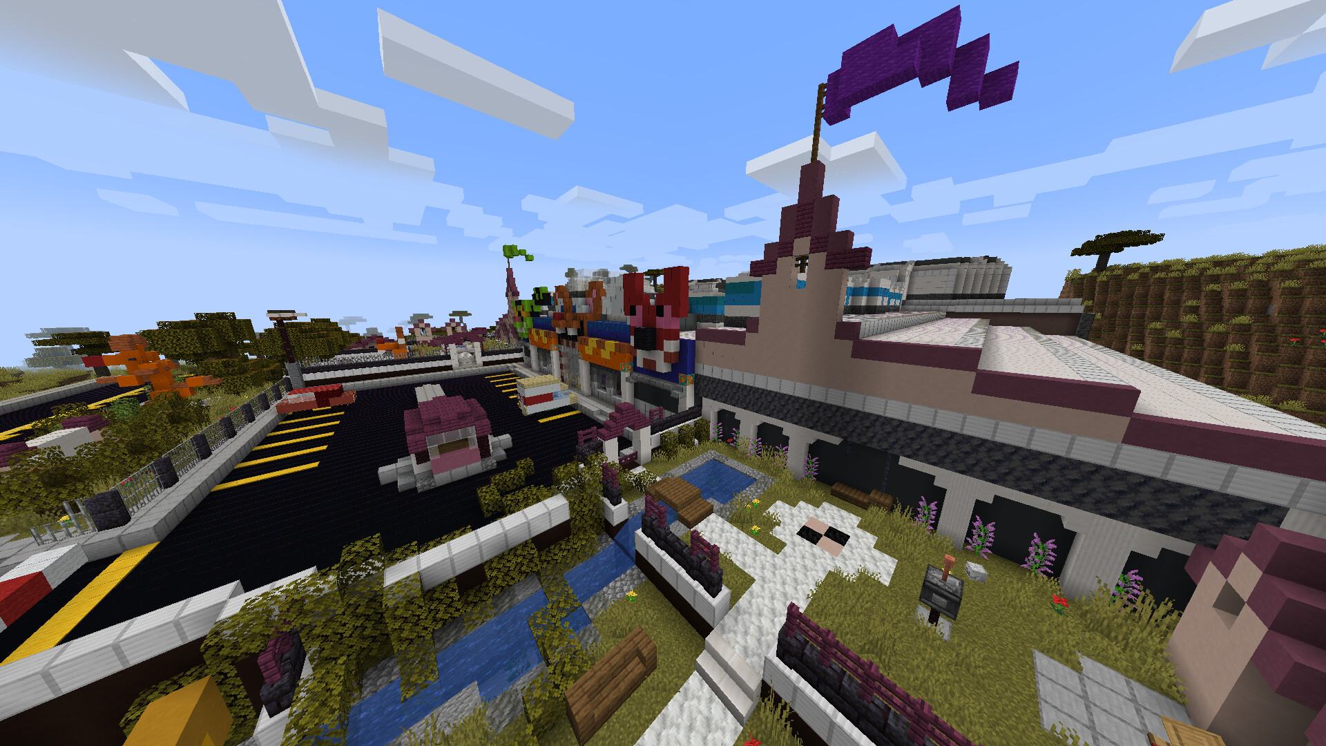 Lucky Castle: Entertainment Park Minecraft Map