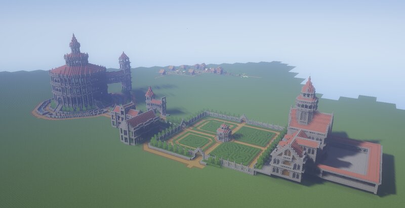 Minecraft project with a sanctuary Minecraft Map