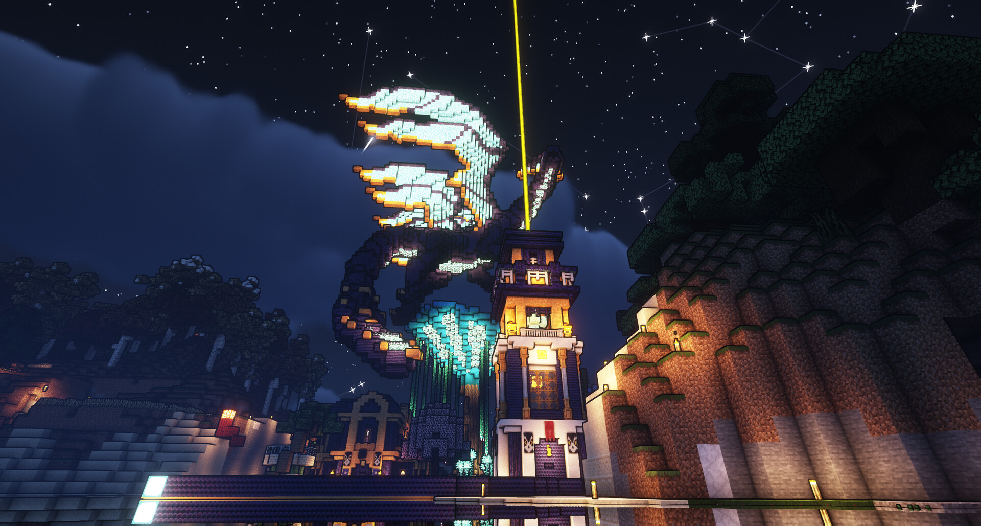 Blue Dragonfly Dragon Minecraft Map