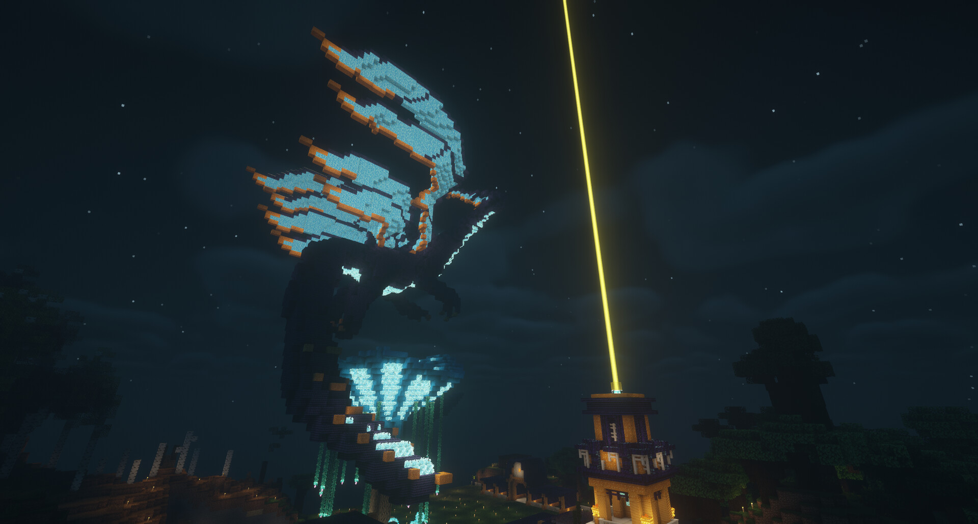 Blue Dragonfly Dragon Minecraft Map