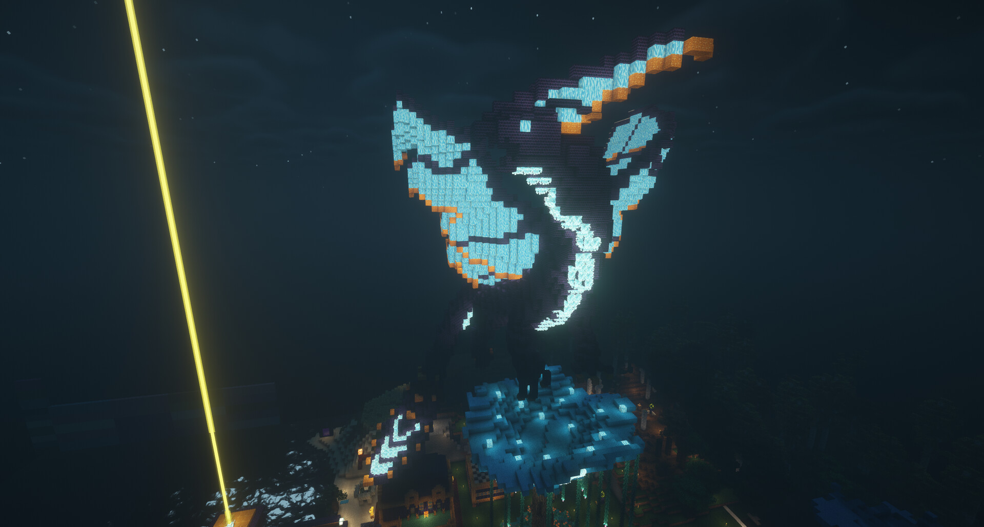 Blue Dragonfly Dragon Minecraft Map