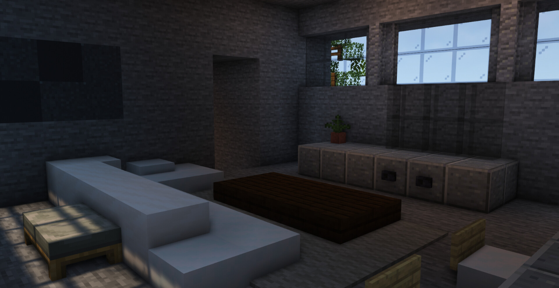 Two-Story Brutalist House [100 SUBS SPECIAL] Minecraft Map