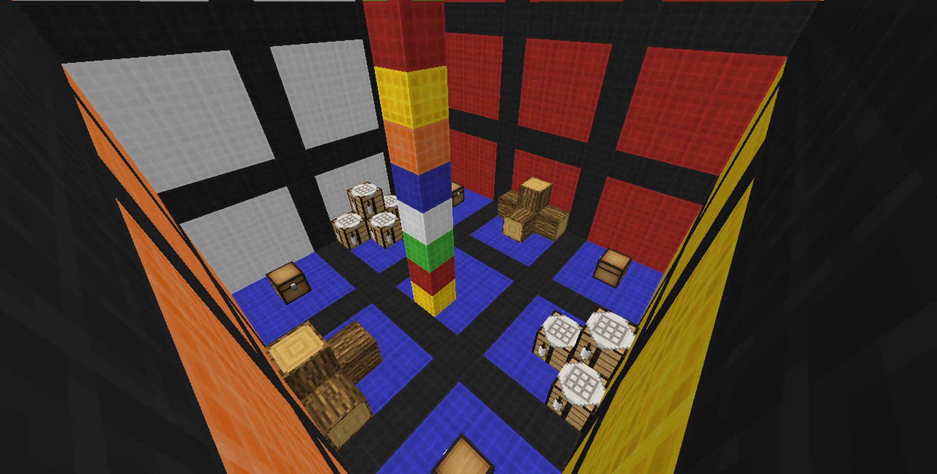 Rubik Map Skywars Minecraft Map