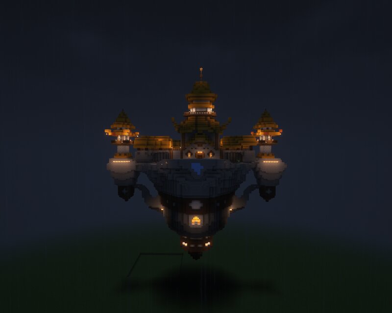 Genshin Impact - Jade(floating) palace Minecraft Map