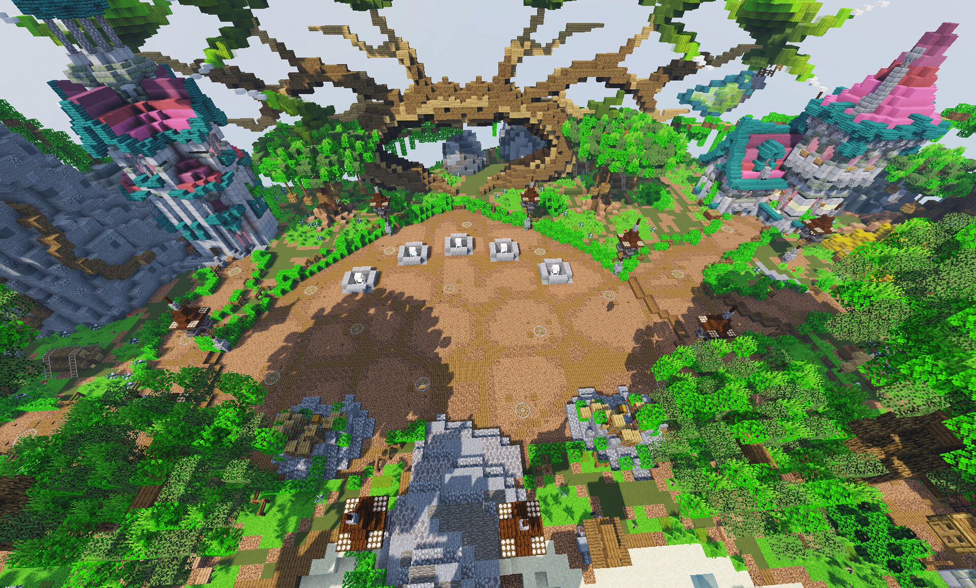 Fairy Island Spawn/Lobby | Fantasy Theme Minecraft Map