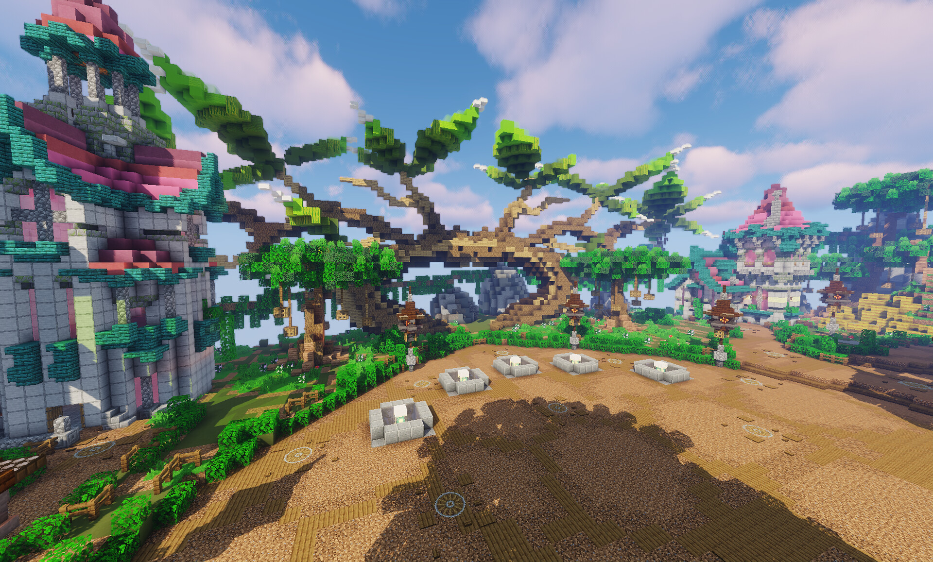 Fairy Island Spawn/Lobby | Fantasy Theme Minecraft Map
