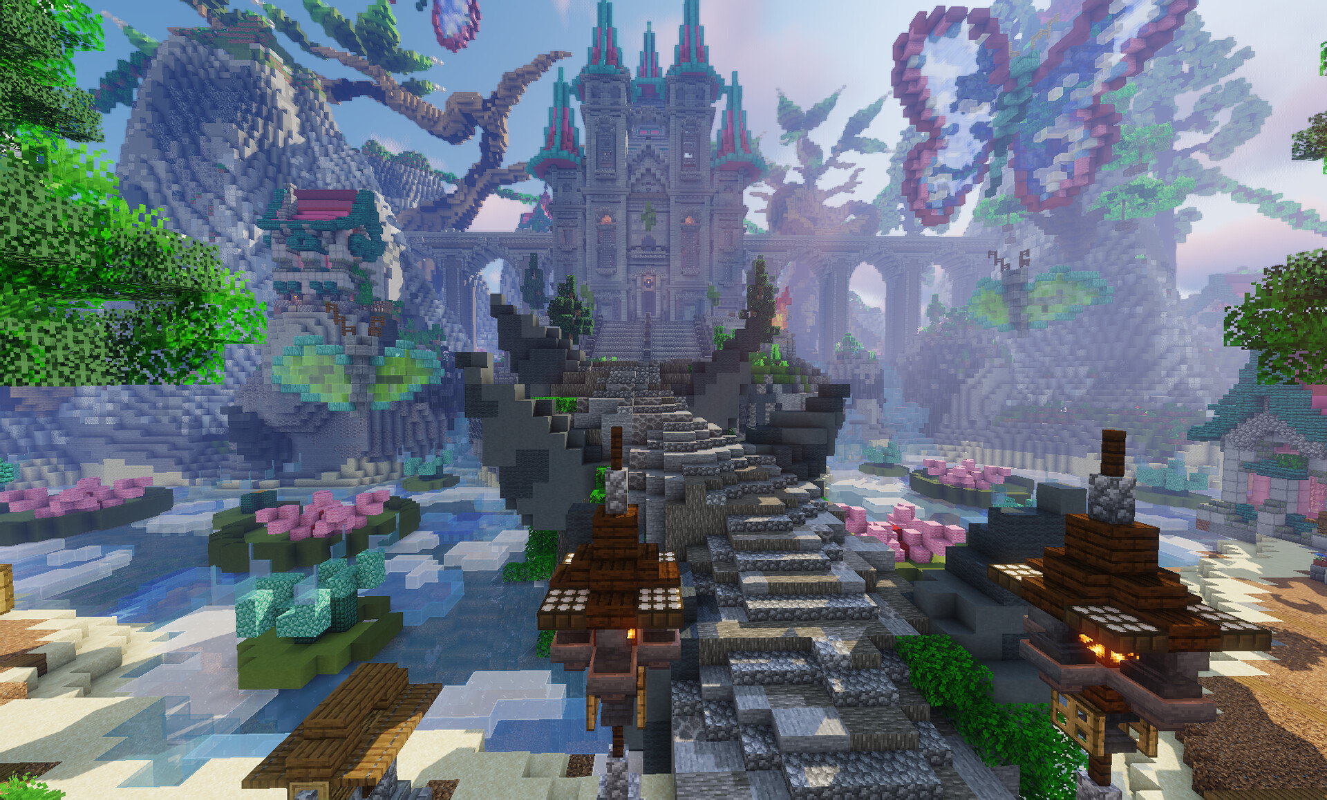 Fairy Island Spawn/Lobby | Fantasy Theme Minecraft Map
