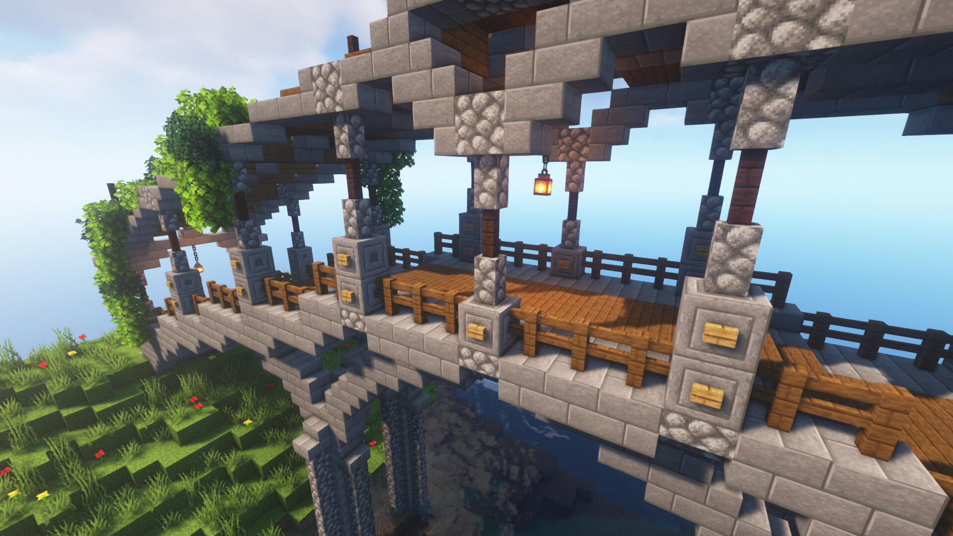 Medieval Bridge [1.12+ Download] Minecraft Map