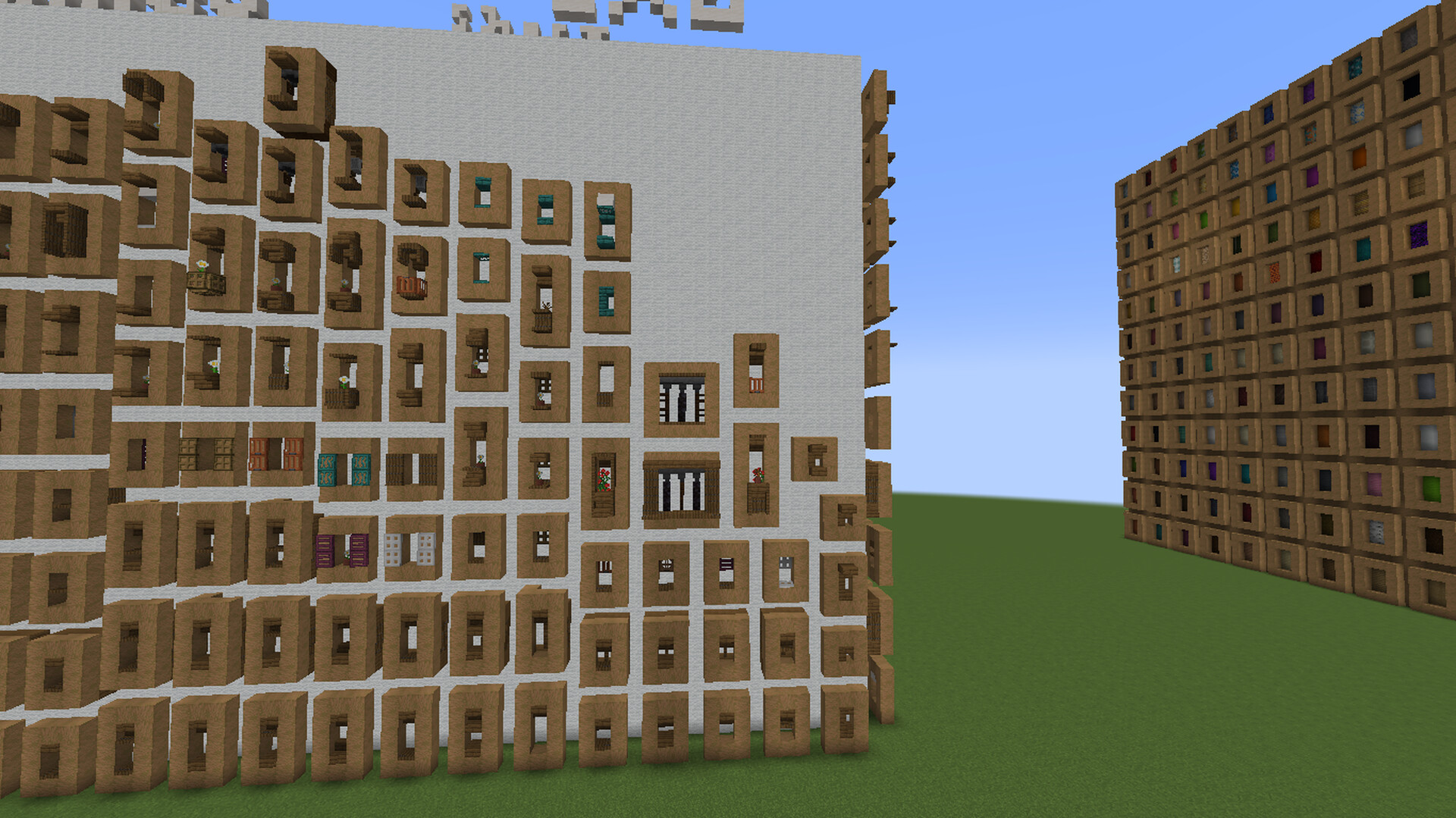 100+ window designs Minecraft Map