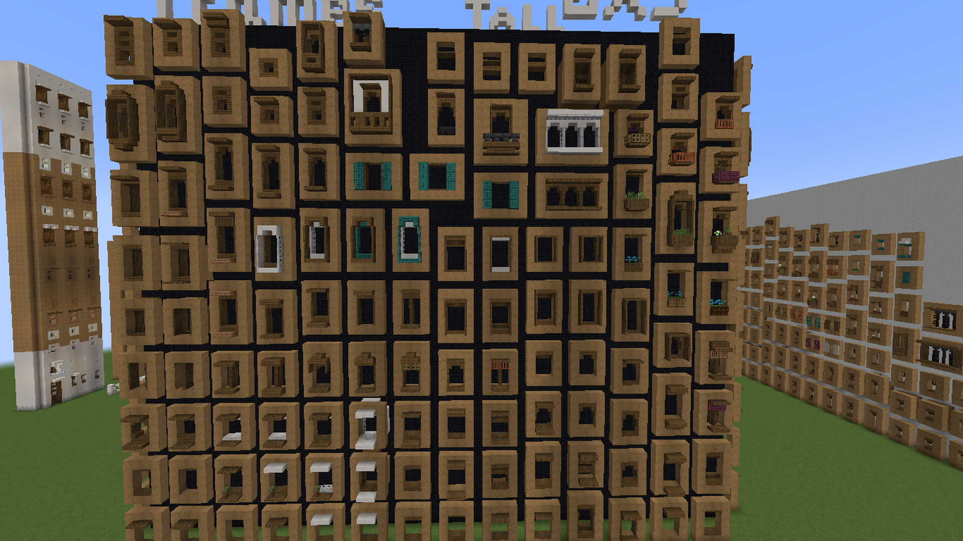 100+ window designs Minecraft Map