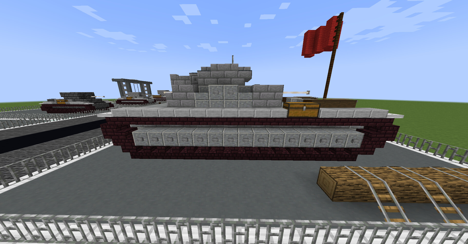 Land Battleship T-35-1 [Announcement of Soviet tanks] Minecraft Map