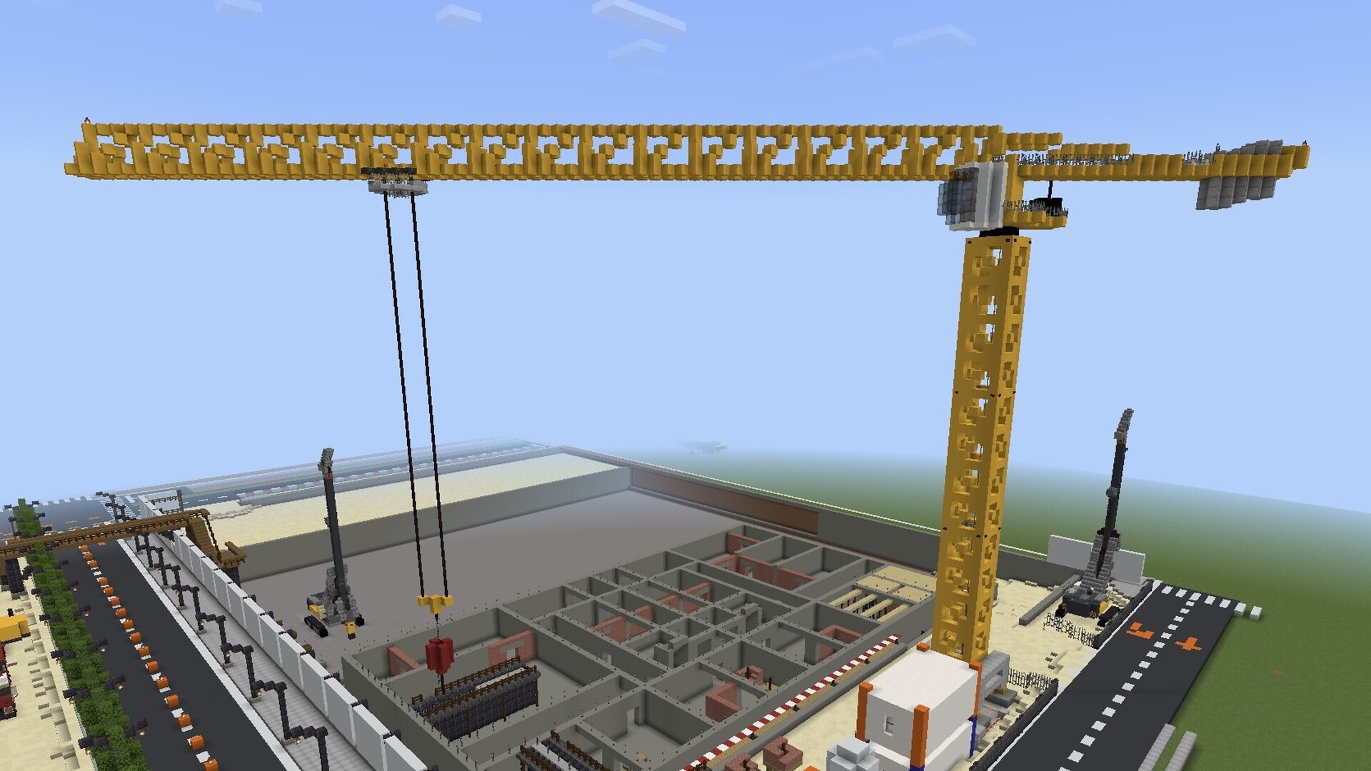 Tower Crane - Potain MDT - Yellow Minecraft Map