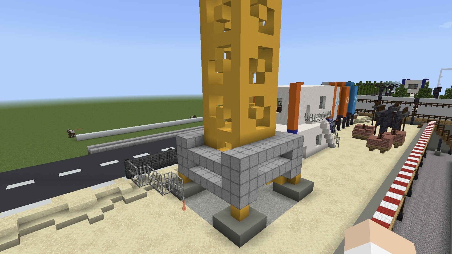 Tower Crane - Potain MDT - Yellow Minecraft Map