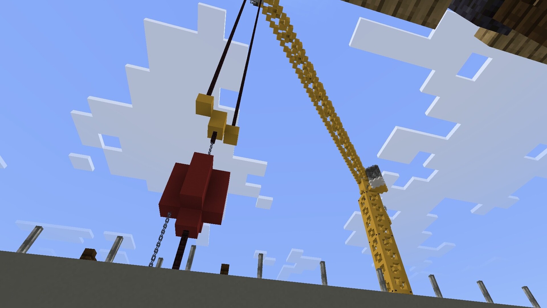 Tower Crane - Potain MDT - Yellow Minecraft Map