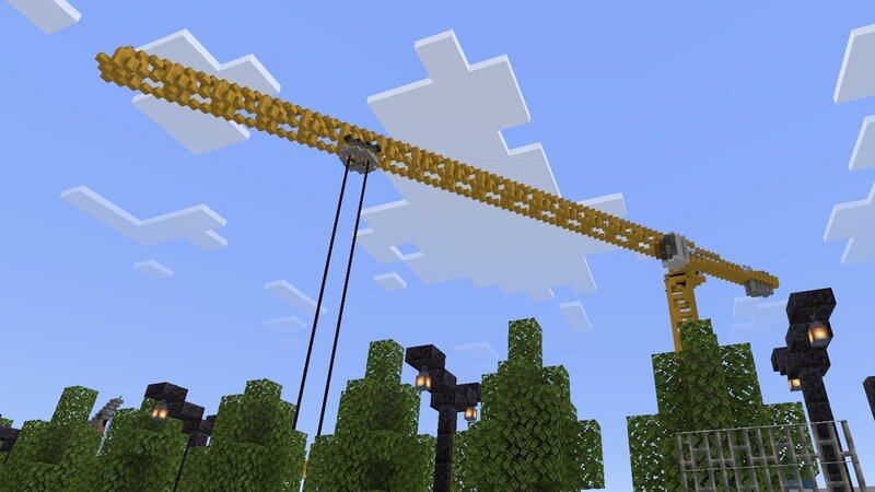 Tower Crane - Potain MDT - Yellow Minecraft Map