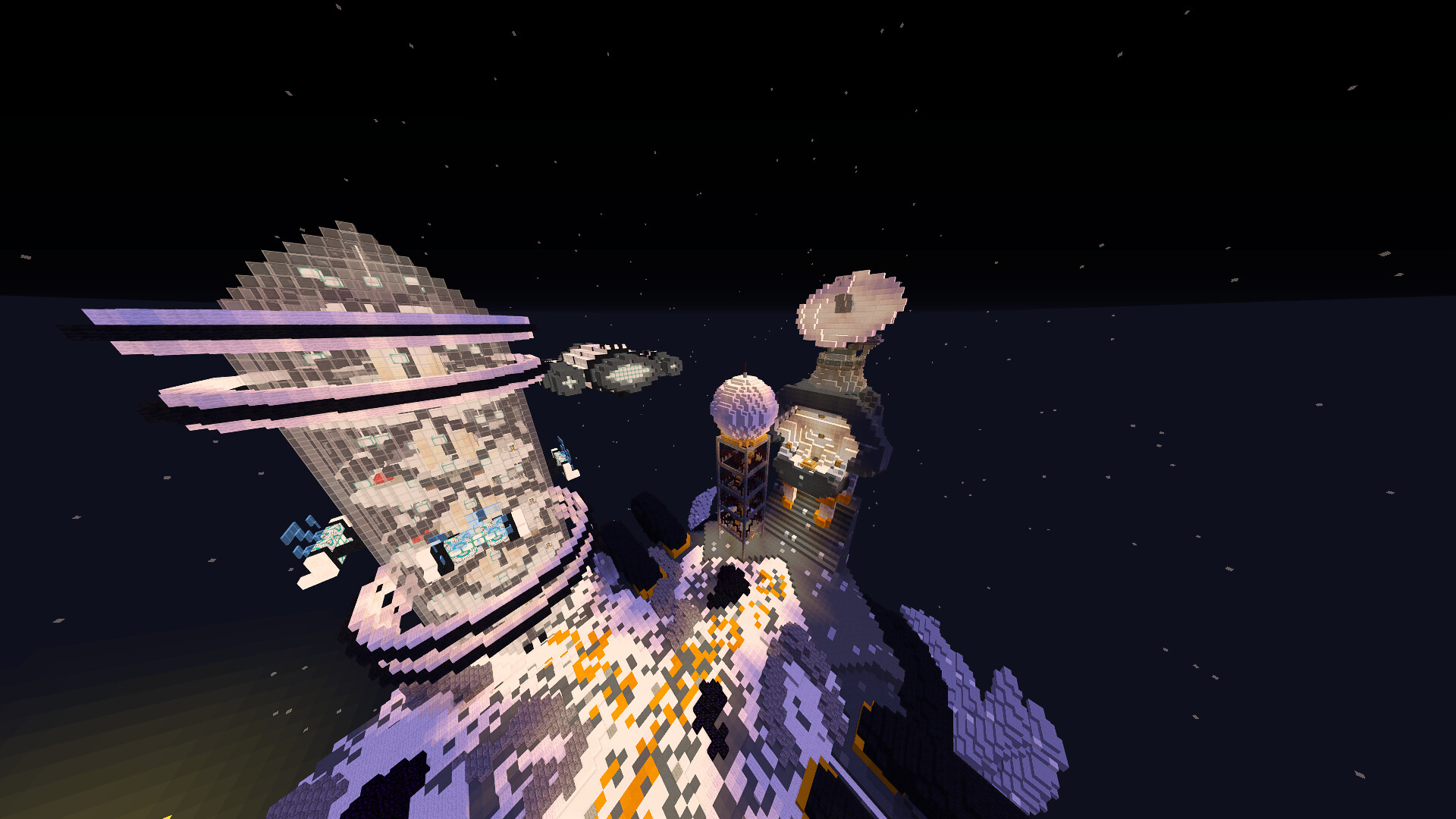 🪐SPACE THEMED LOBBY Minecraft Map
