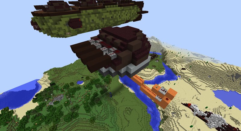 Fully Functional Heavy Battleship For Movecraft Minecraft Map