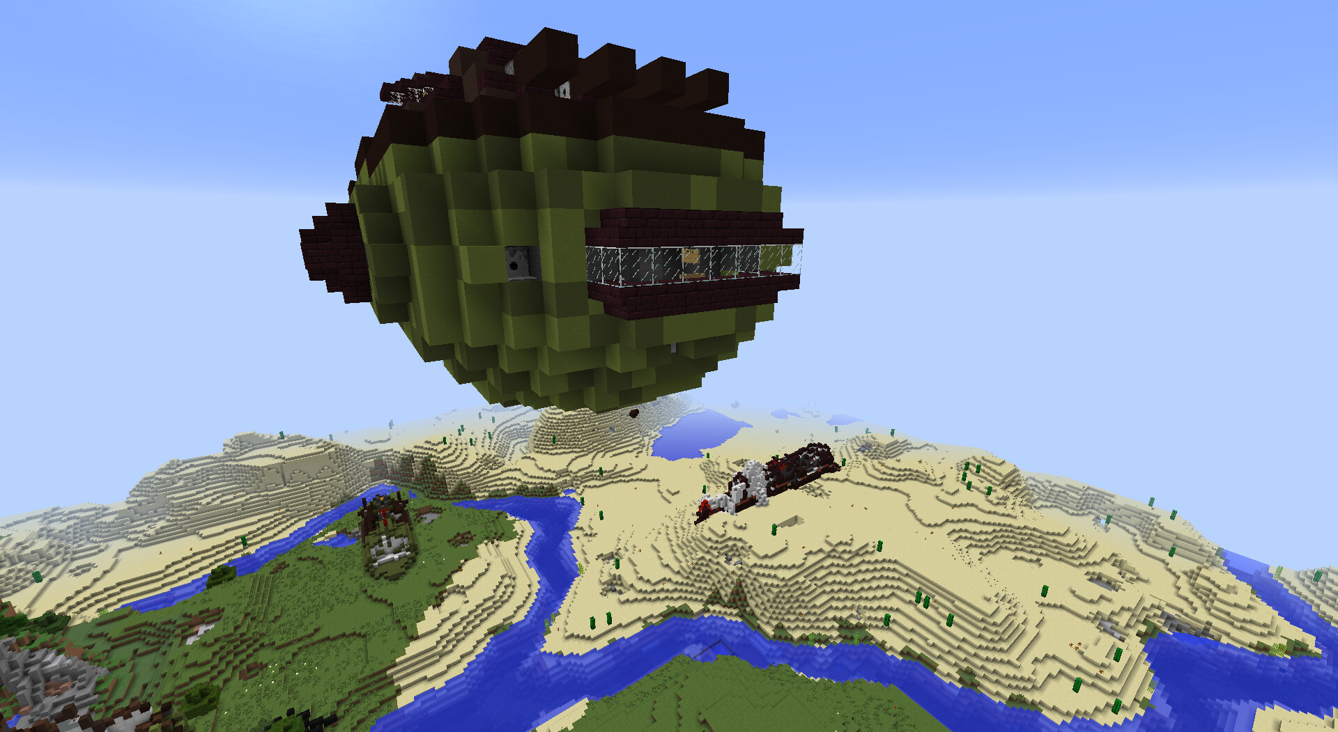 Fully Functional Heavy Battleship For Movecraft Minecraft Map