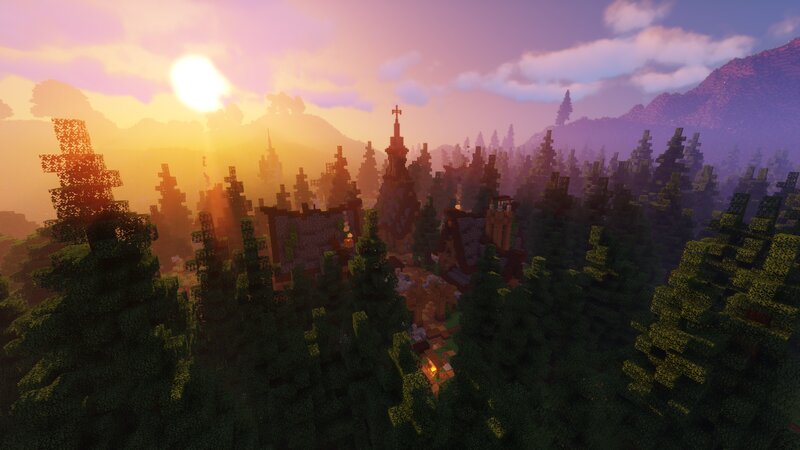 Estrald - A Medieval / Nordic Farming & Logging Village Minecraft Map