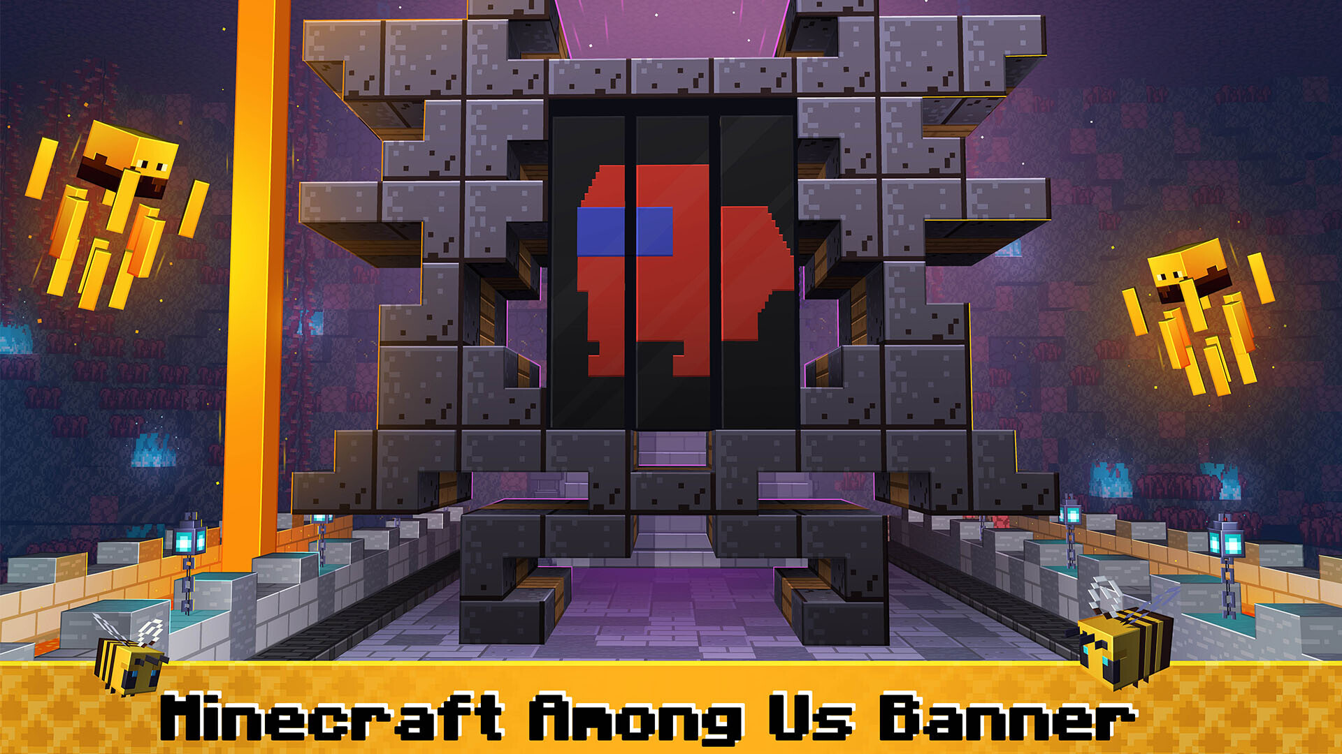 Minecraft Among Us Banner Minecraft Map