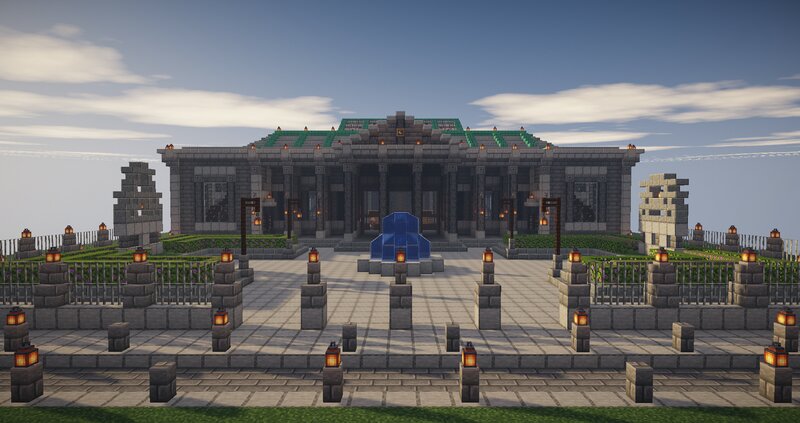 Big Library Minecraft Map
