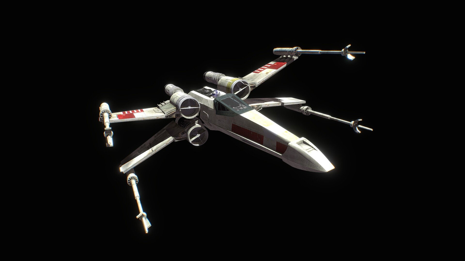 T-65 "X-Wing" Starfighter [~1:1] Minecraft Map