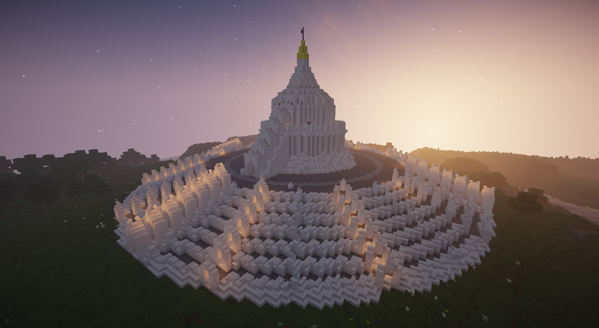 Hsinbyume Pagoda Minecraft Map