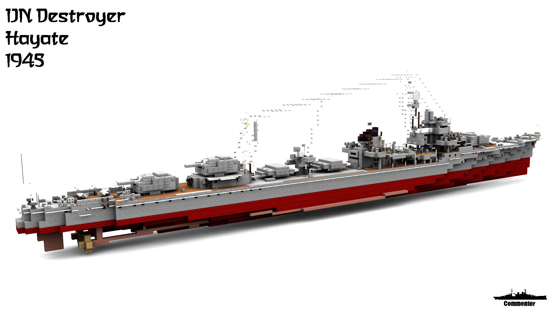 IJN Hayate 1:1 Scale ft. Rehmphy Minecraft Map