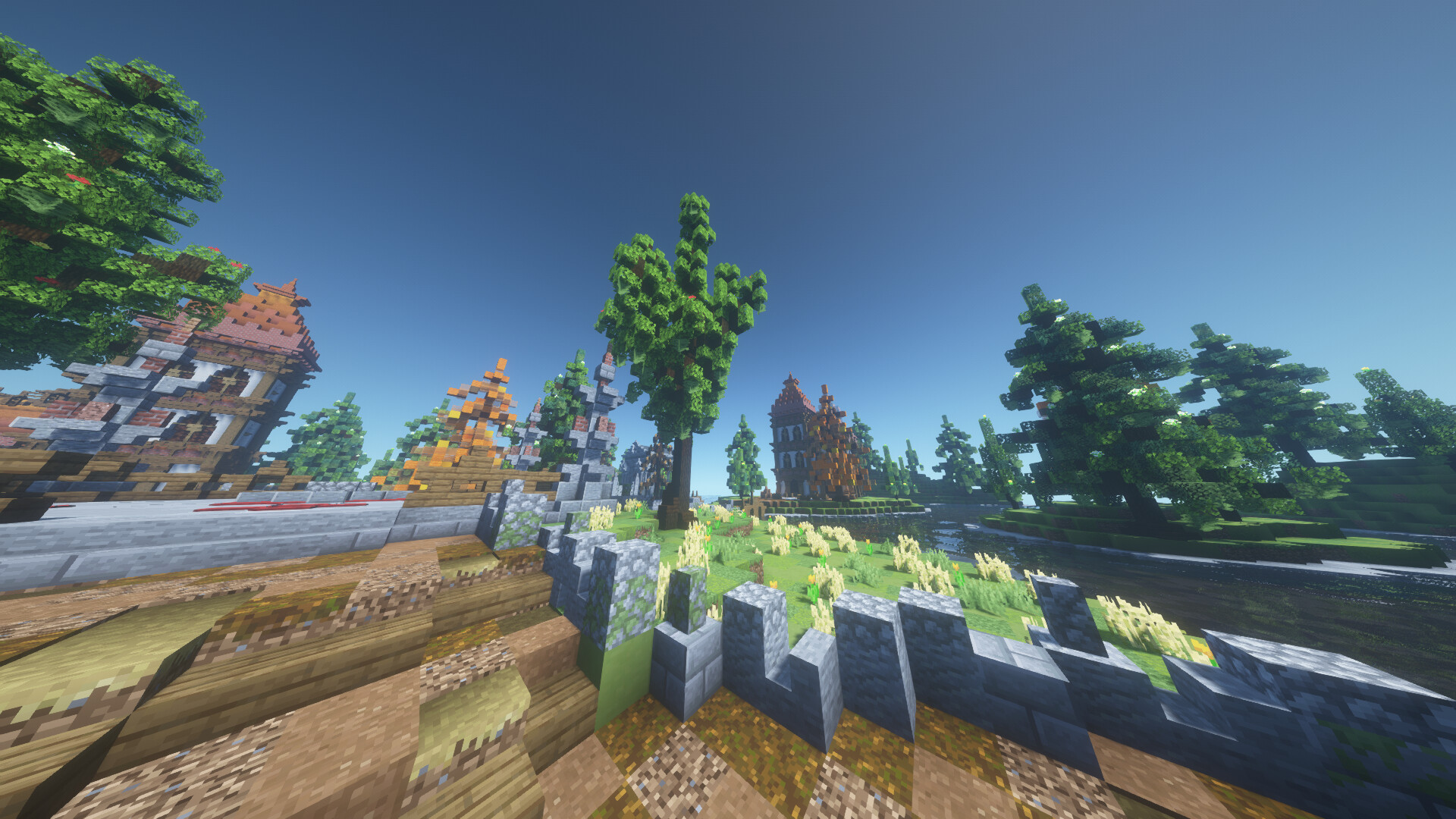 A little fantasy spawn Minecraft Map