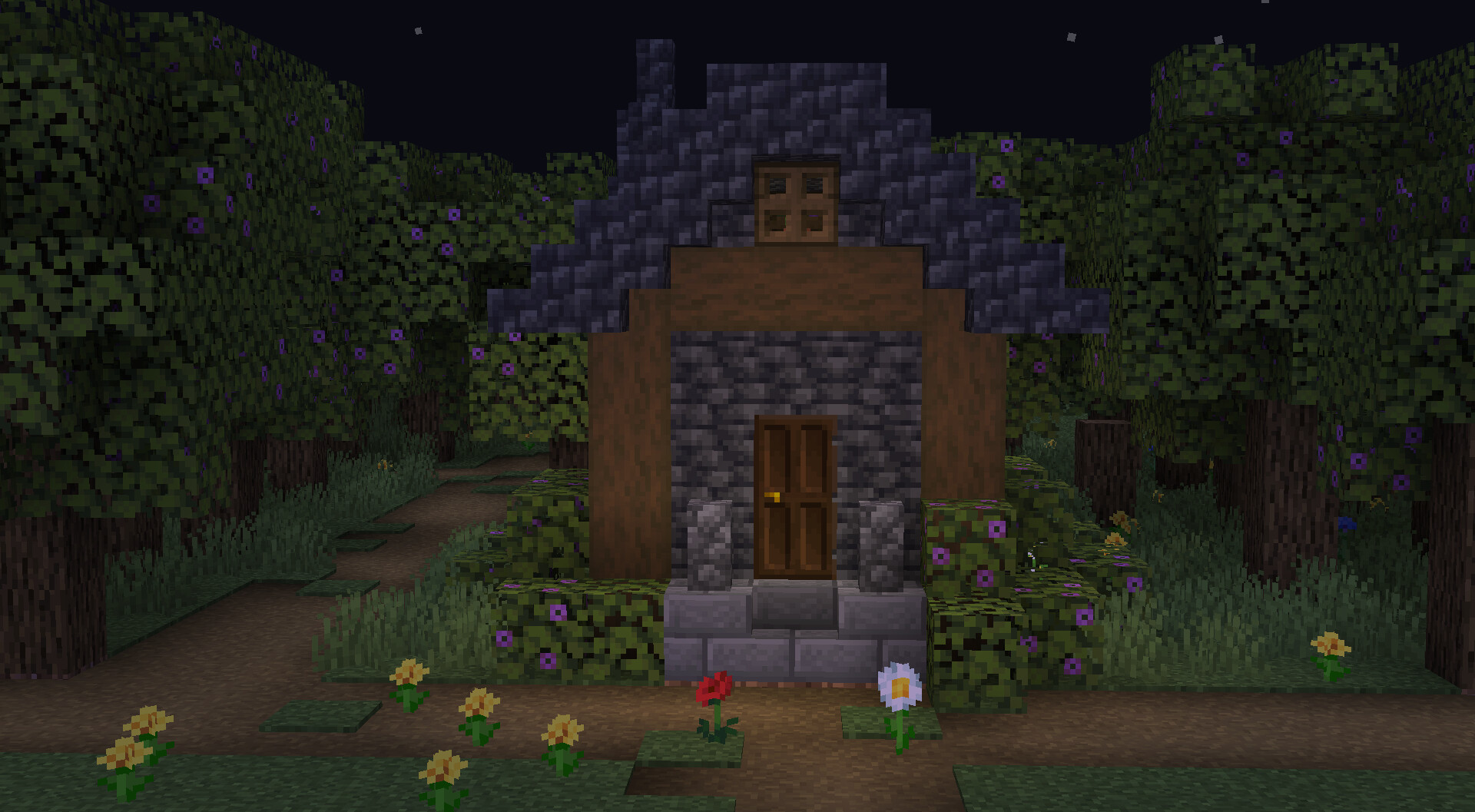 A house in the woods Minecraft Map